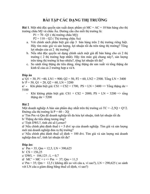 Bai tap cac_dang_thi_truong | PDF