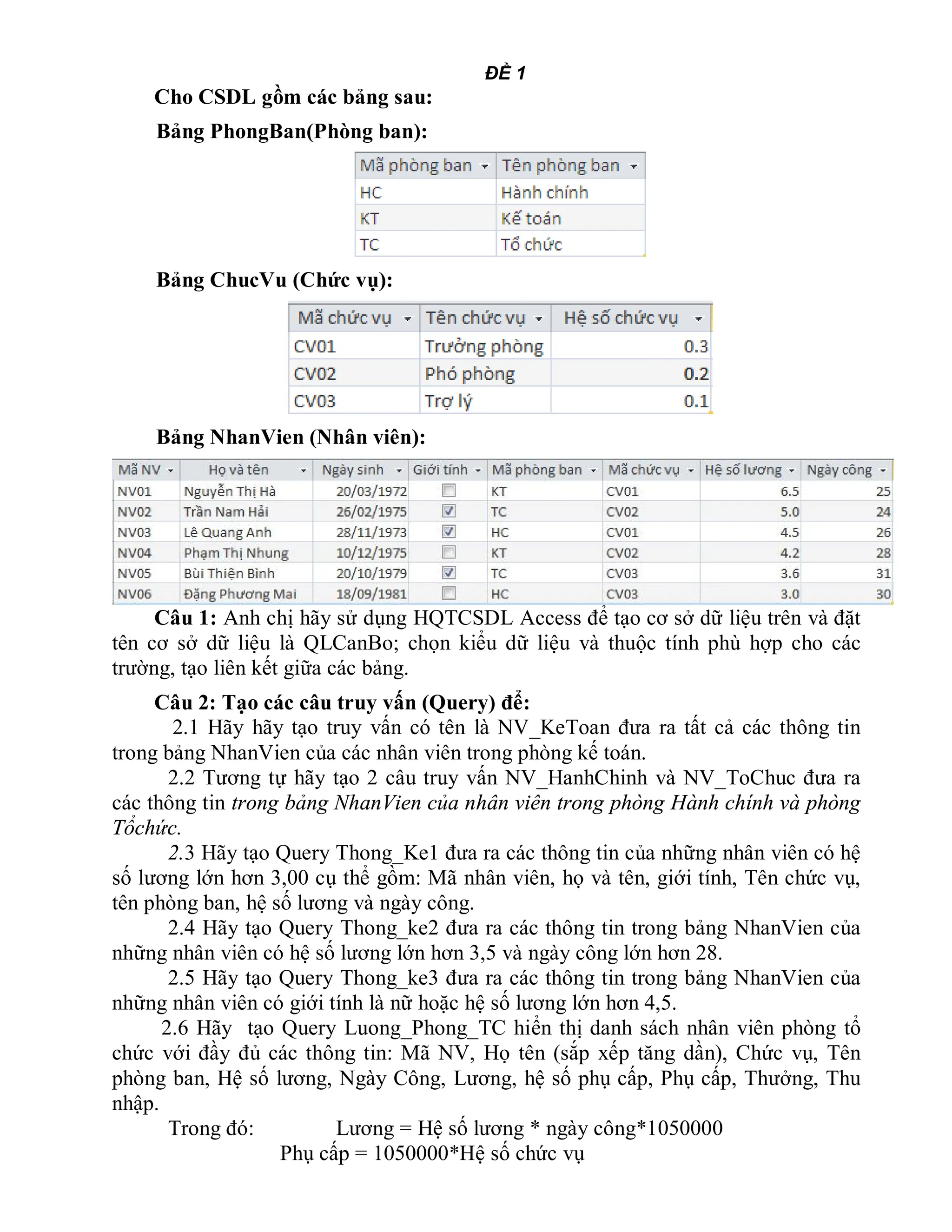 Bài tập tin học cơ bản 2, về sử dụng MS access.pdf