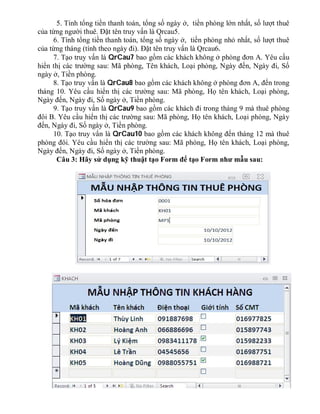 Bài tập tin học cơ bản 2, về sử dụng MS access.pdf