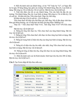 Bài tập tin học cơ bản 2, về sử dụng MS access.pdf