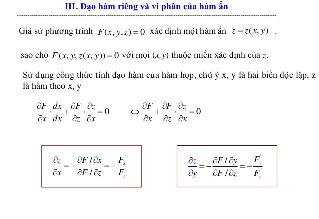 Bai tap dao ham va vi phan
