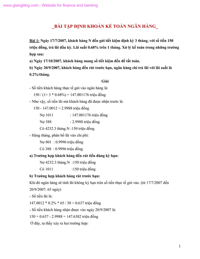 Bai tap dinh_khoan_ke_toan_ngan_hang | PDF