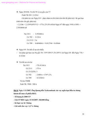 Bai tap dinh_khoan_ke_toan_ngan_hang | PDF