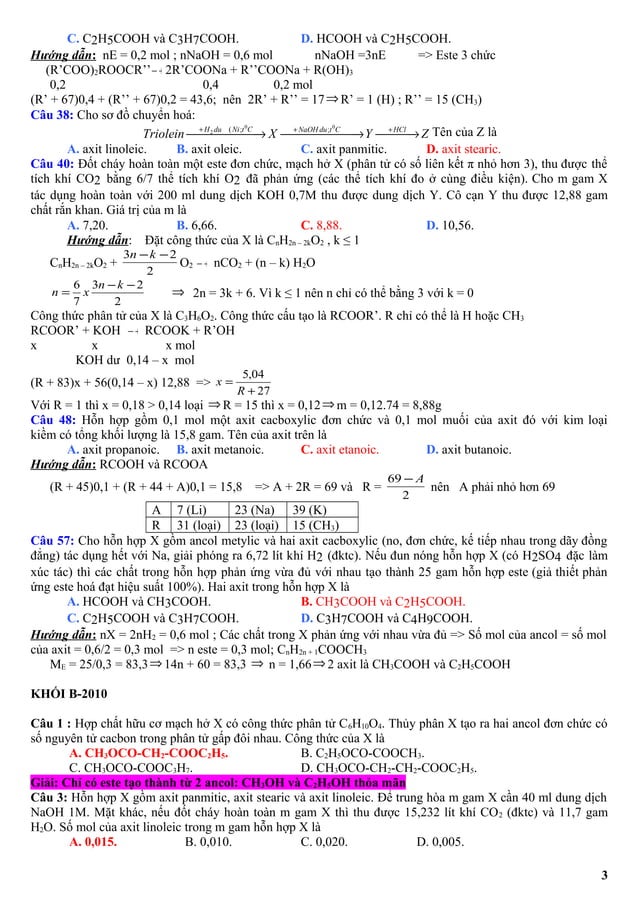 Bai tap este tron cac de thi dai hoc giai chi tiet | PDF