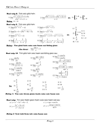 Bai tap gioi han ham so 11 (1) | DOC