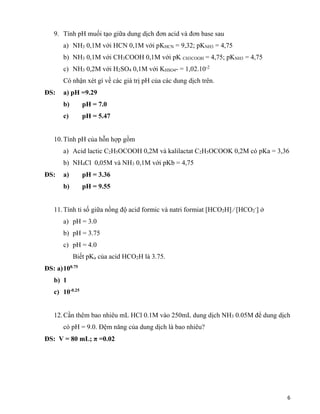 Bai tap hoa phan tich 1 + dap so (hk1 2014) | PDF