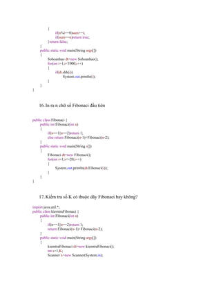 Bai tap java | DOC