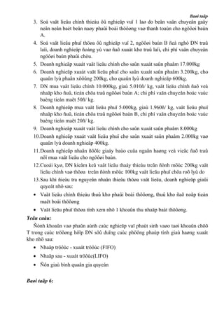 Baitapketoantaichinh1 | DOC