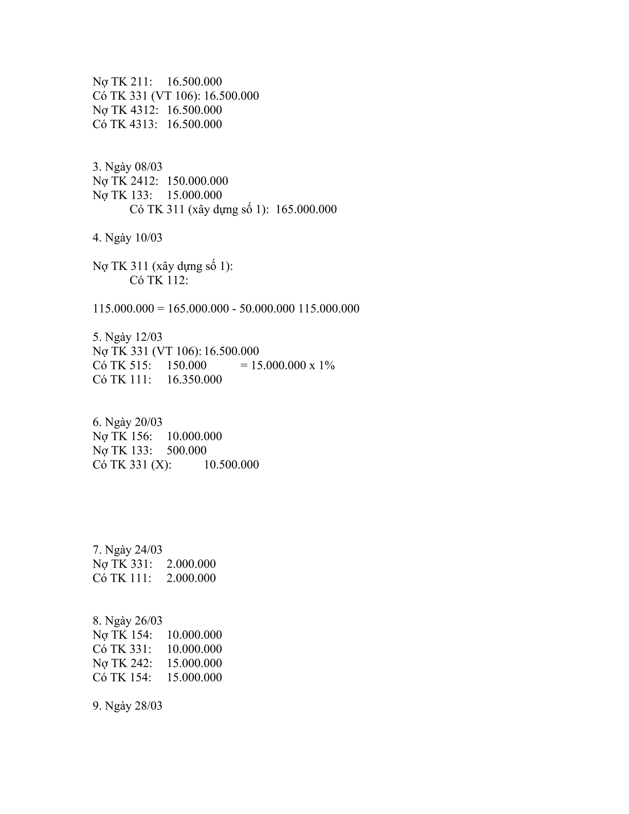 Bai tap kttc co loi giai 1 | PDF