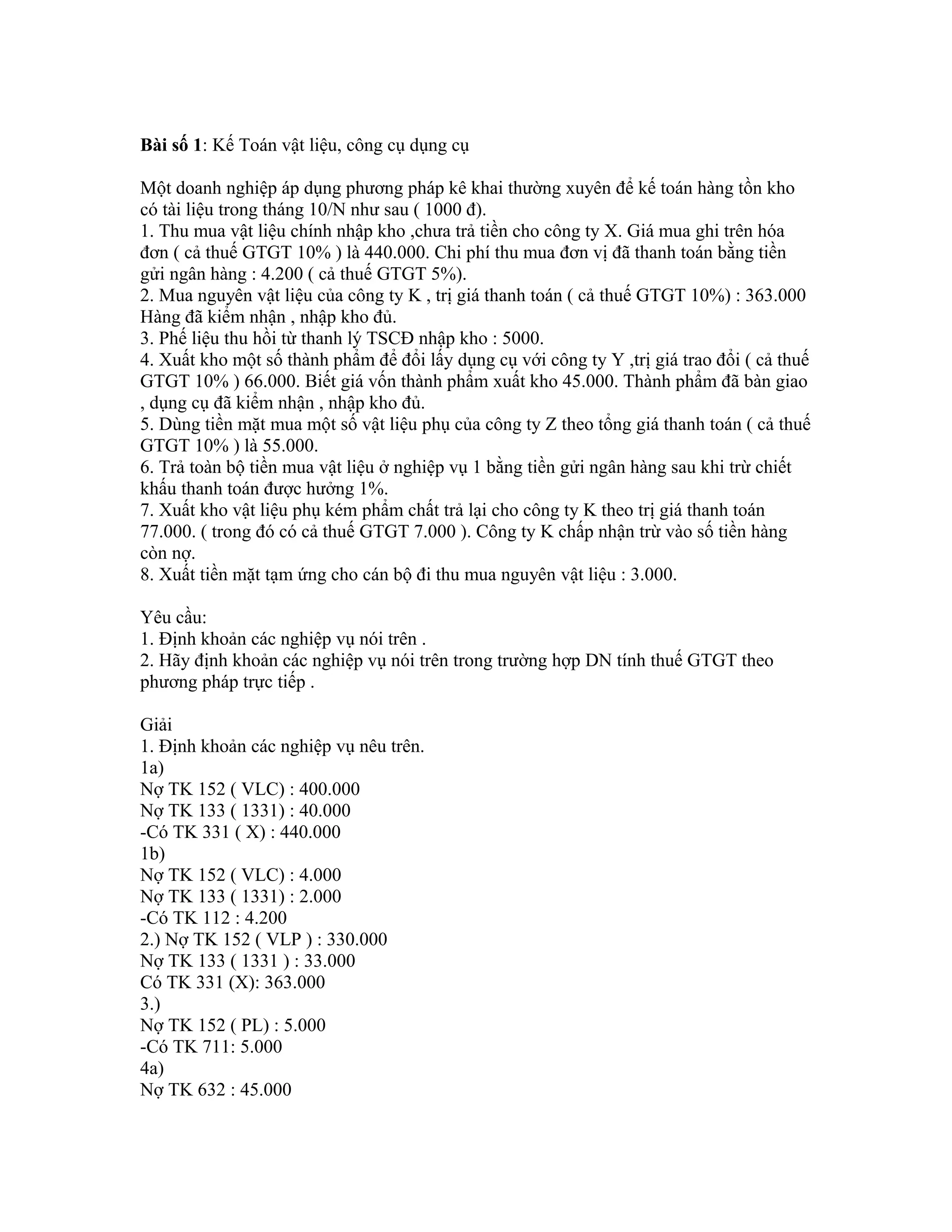 Bai tap kttc co loi giai 2 | DOC