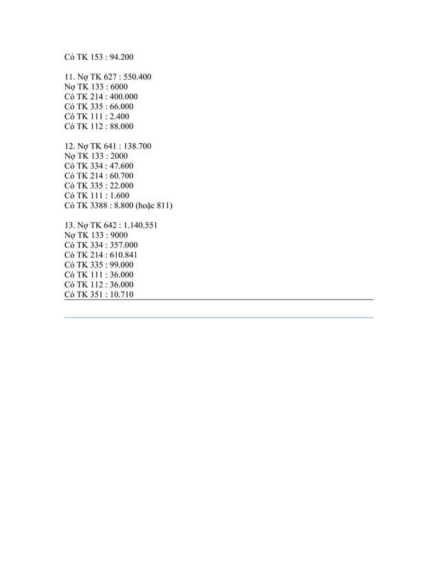 Bai tap kttc co loi giai 2 | PDF