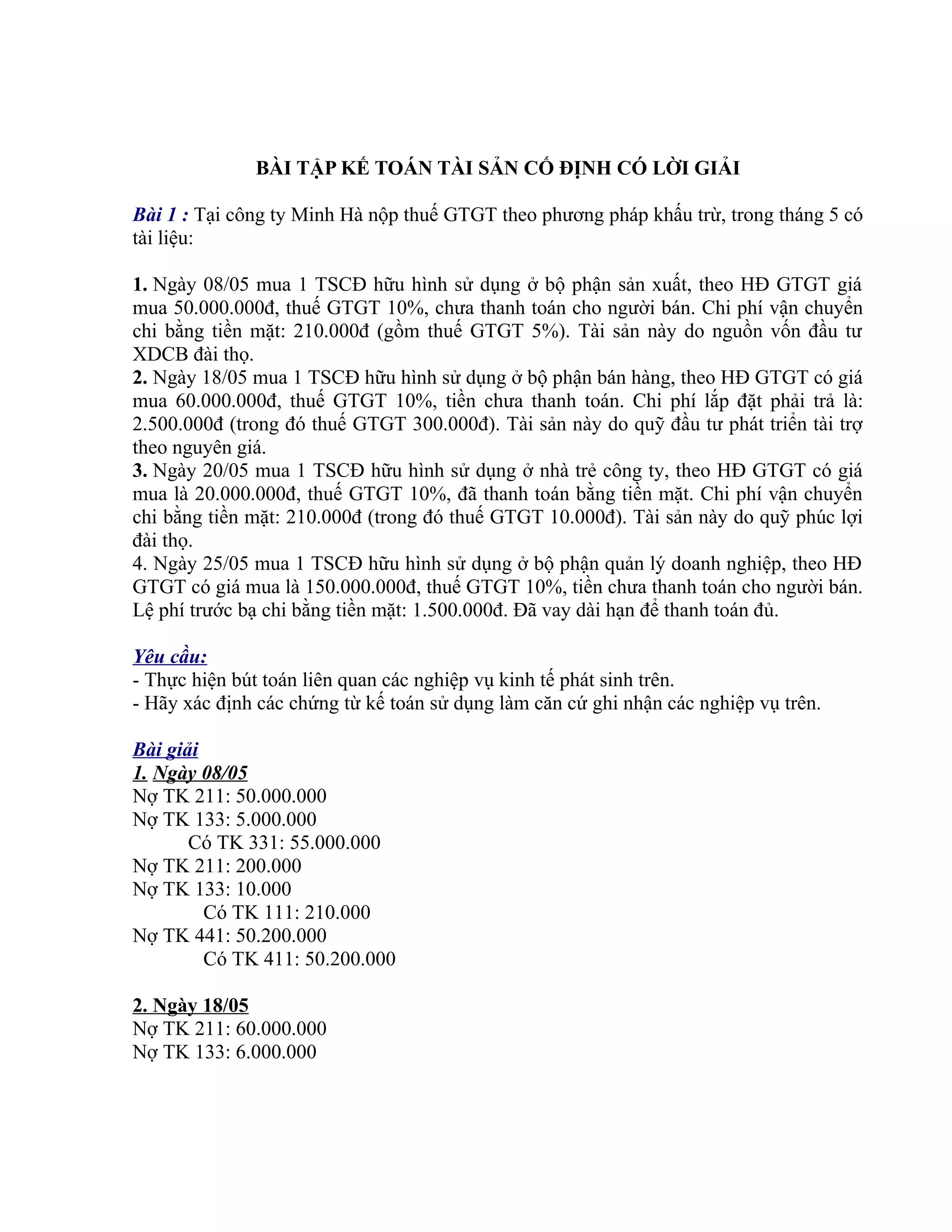 Bai tap kttc co loi giai 3 | DOC