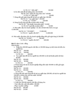 Bai tap nguyen_ly_ke_toan_co_loi_giai | PDF