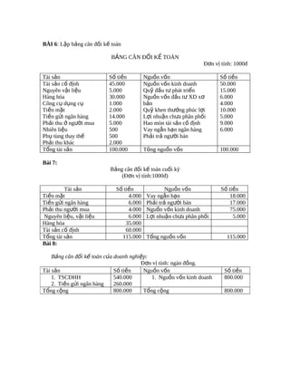 Bai tap nguyen_ly_ke_toan_co_loi_giai | PDF