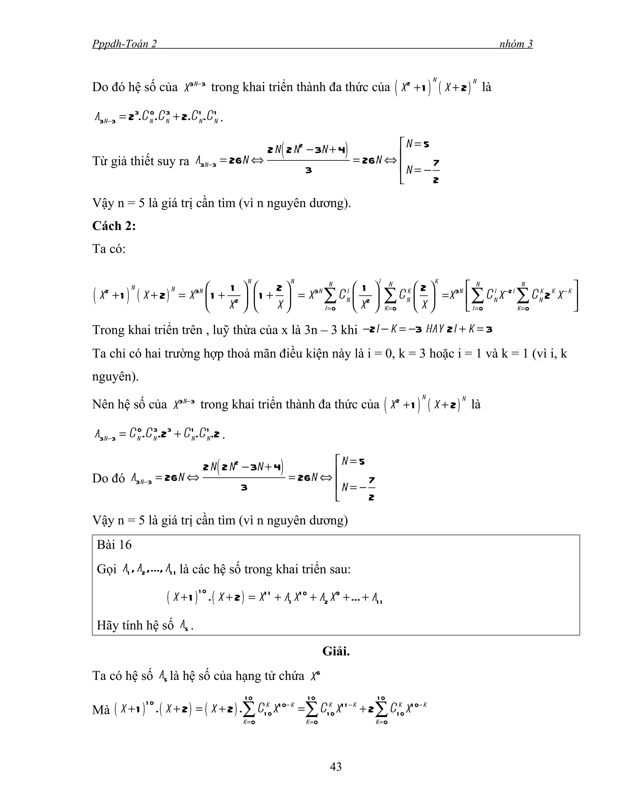 BAI TAP TO HOP - XAC SUAT THONG KE | DOC