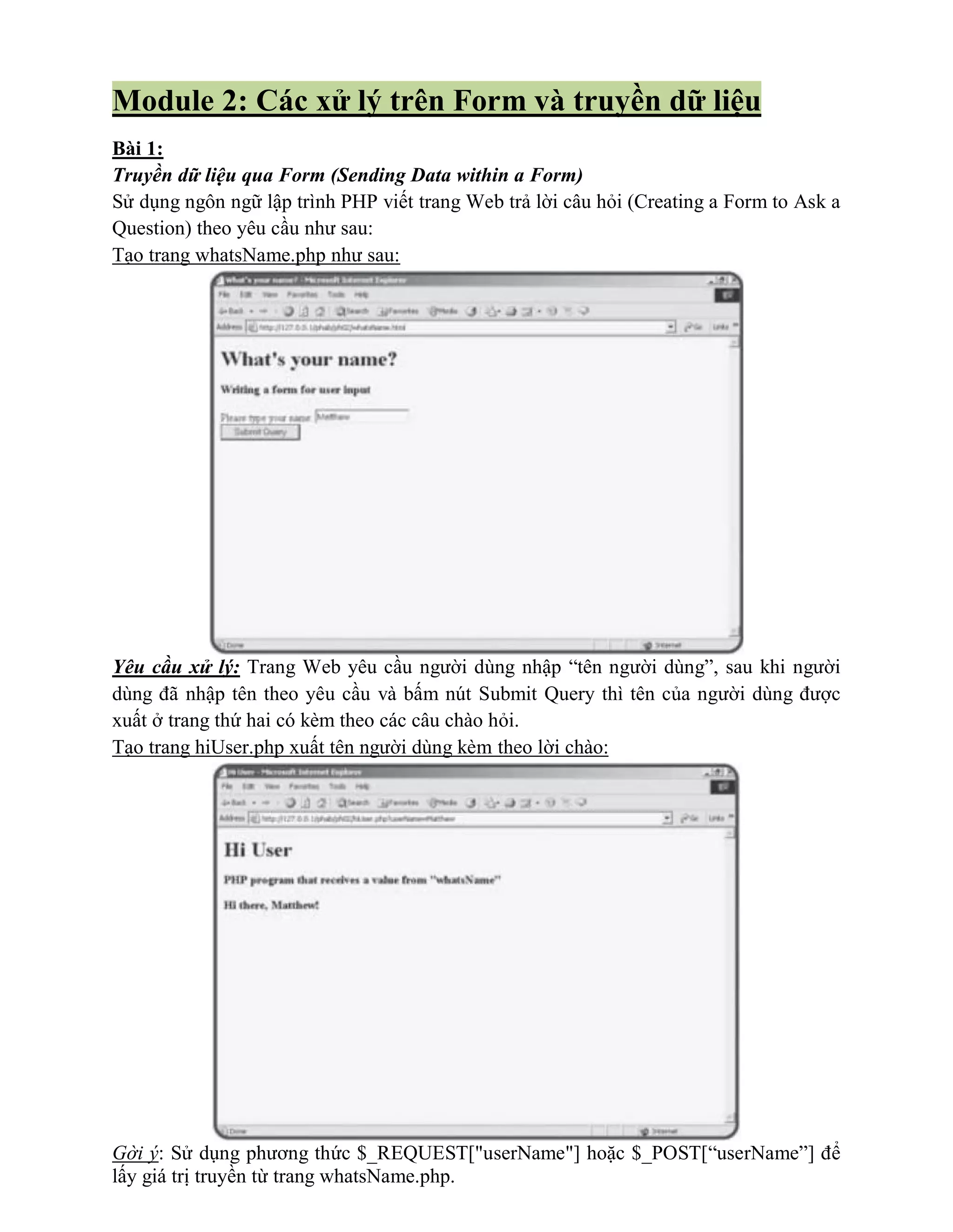 Bai tap php_m123 | PDF