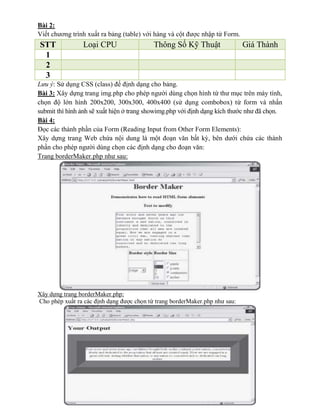 Bai tap php_m123 | PDF