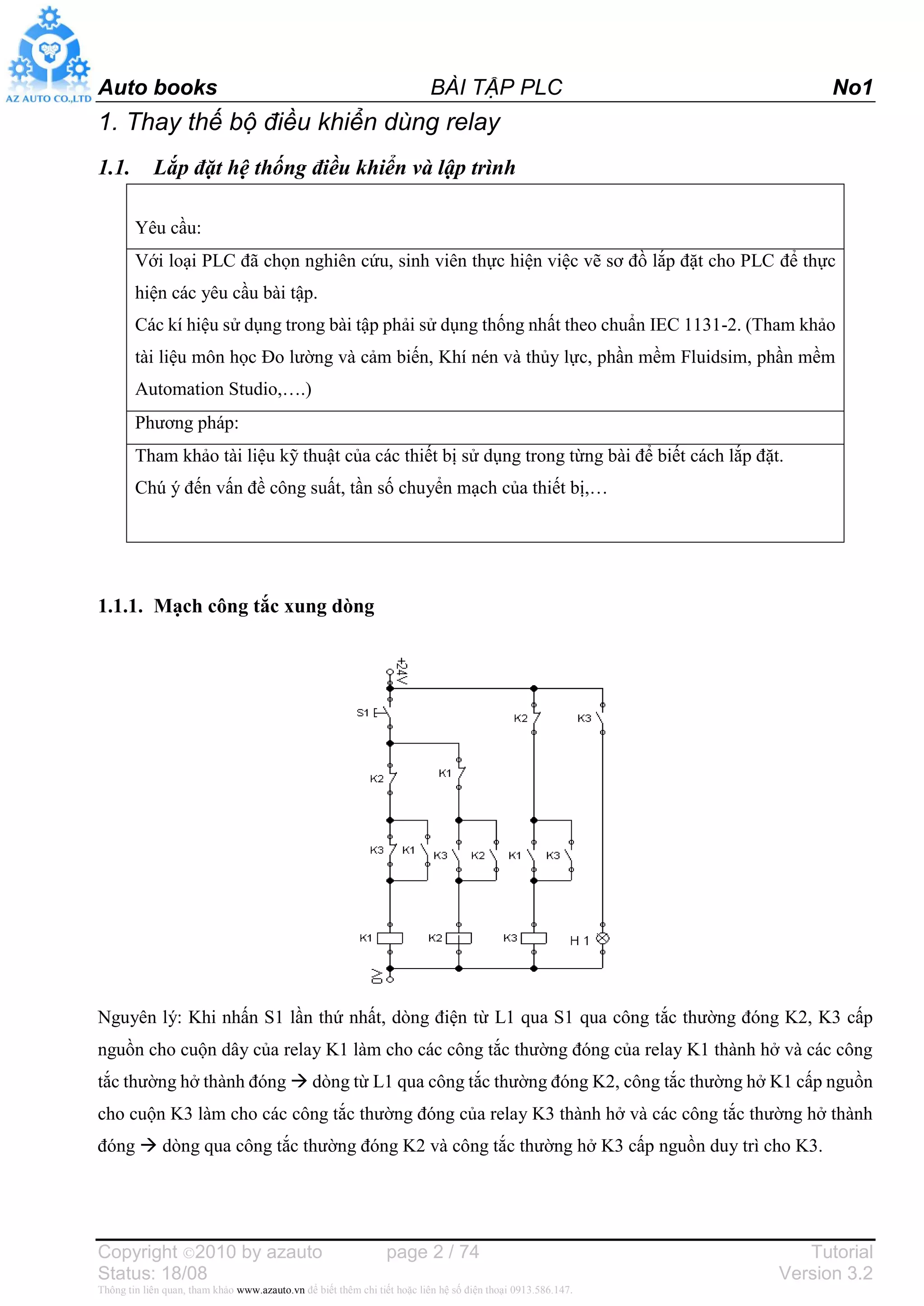 Arduino PLC: Ejercicio para PLC Arduino | PDF
