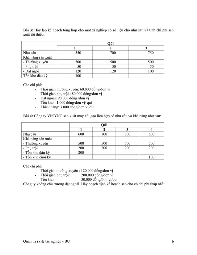 Bai tap quan tri van hanh 09-final | DOC