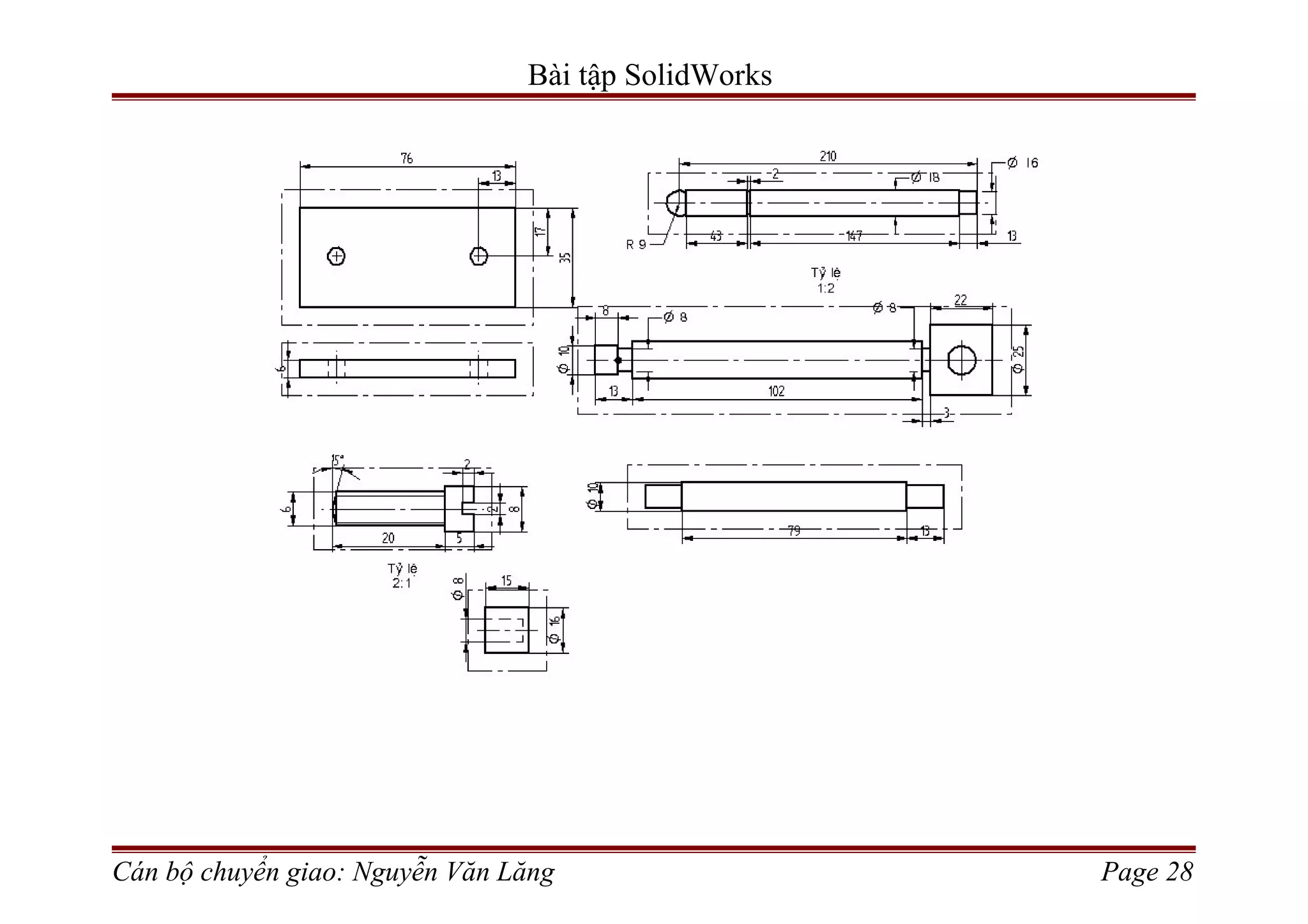 Bai tap solid work | DOC