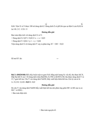 Bai tap su dien li | PDF