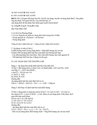 Bai tap su dien li | PDF