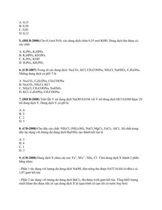 Bai tap su dien li | PDF