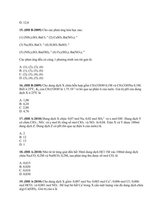 Bai tap su dien li | PDF