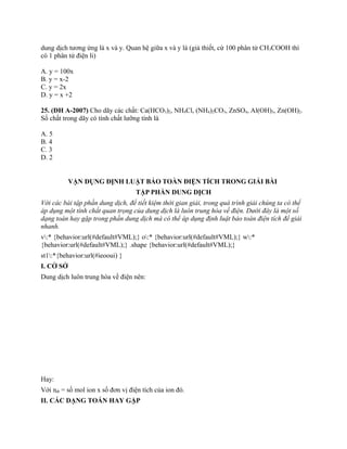 Bai tap su dien li | PDF