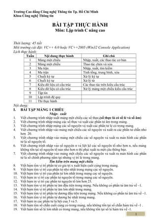 Bai tap thuc hanh | PDF | Free Download