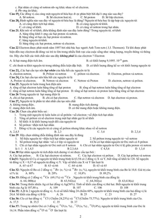 Bai tap thanh phan nguyen tu | PDF