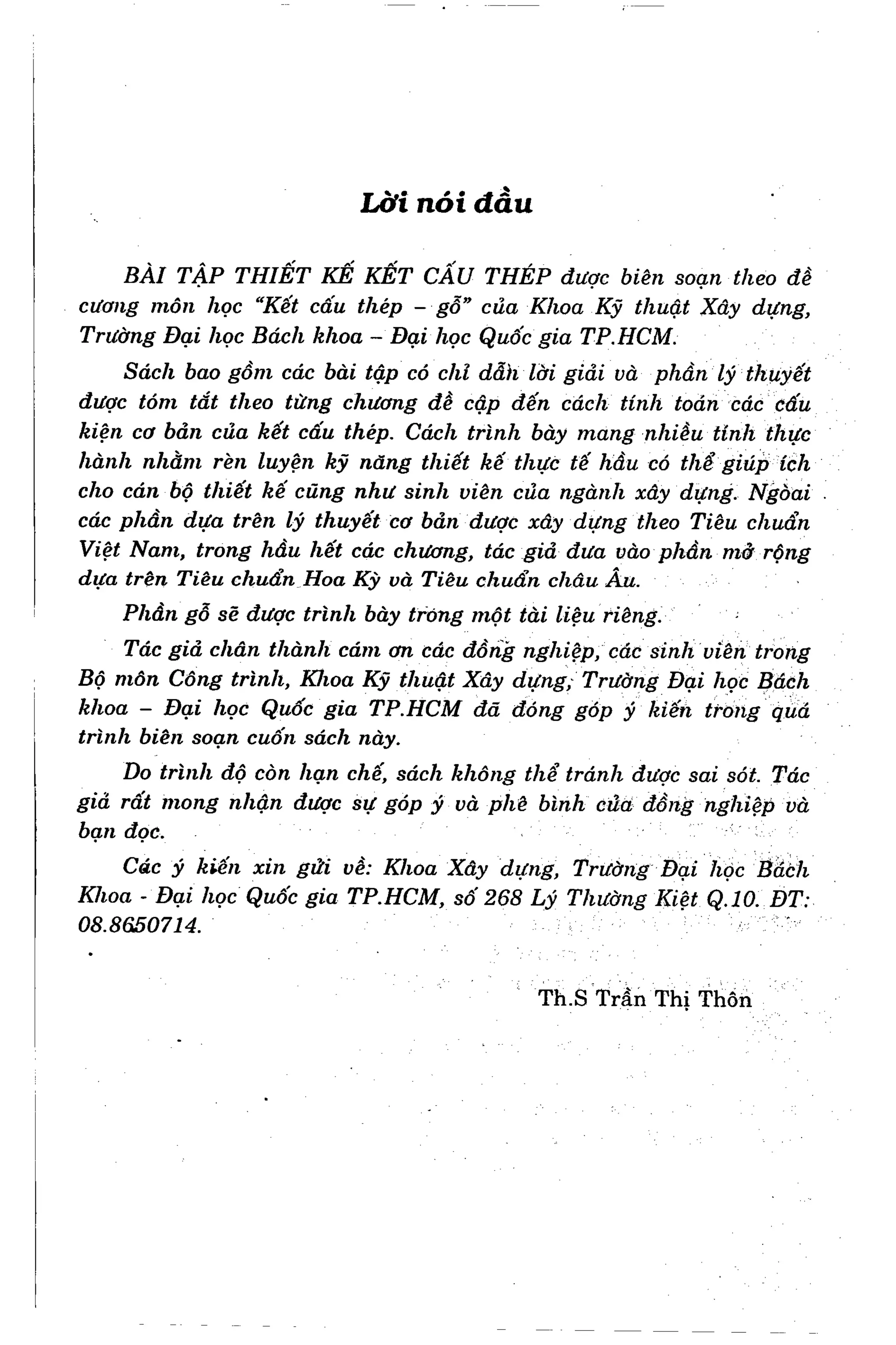 Bai tap thiet ke ket cau thep tran thi thon | PDF