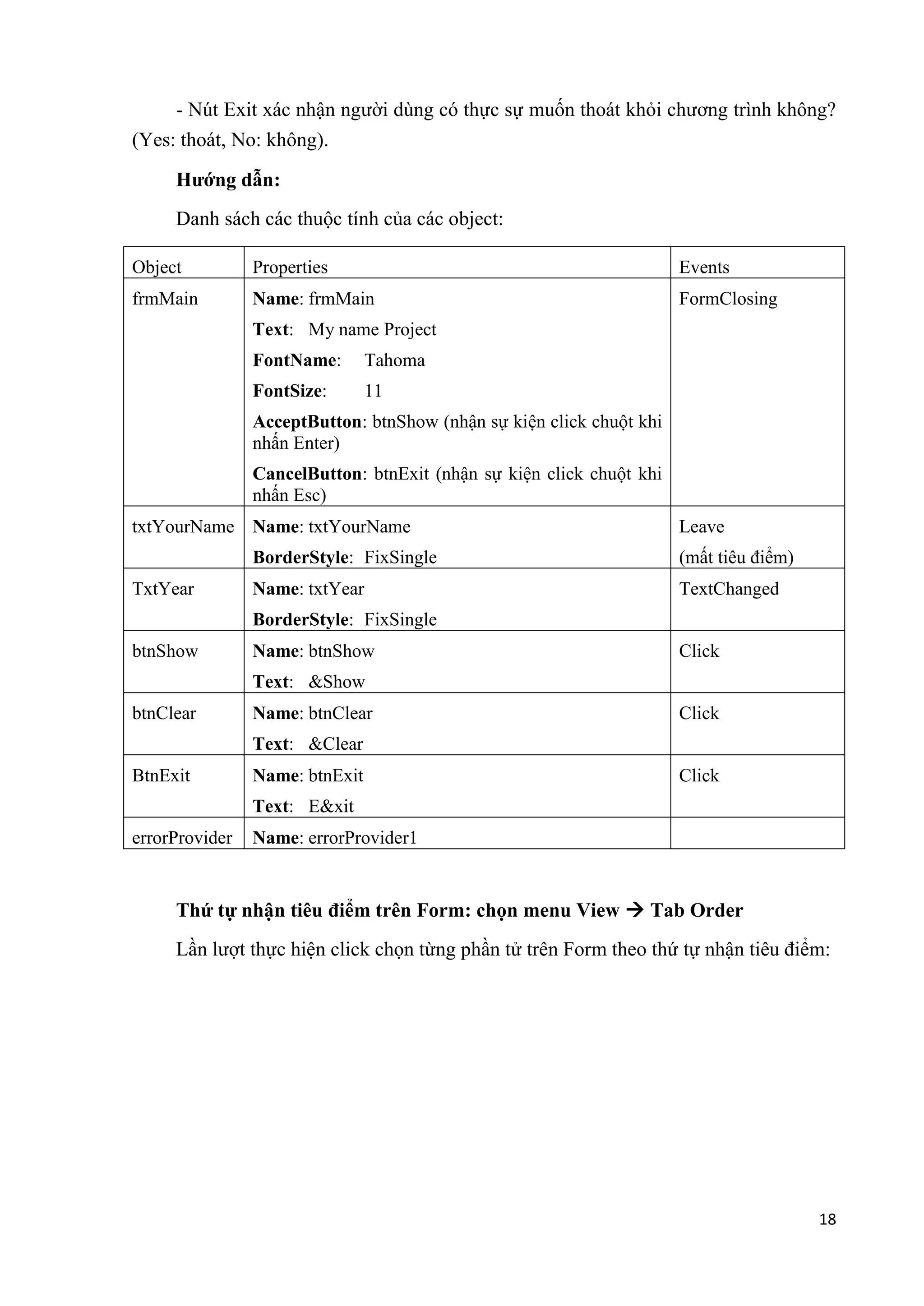 Bai tap thuc hanh | DOCX