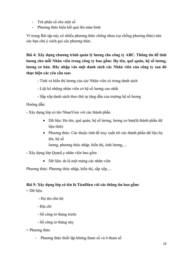 Bai tap thuc hanh | DOCX