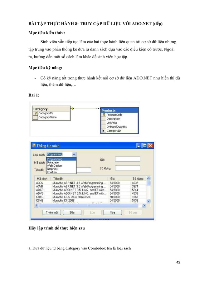 Bai tap thuc hanh | DOCX