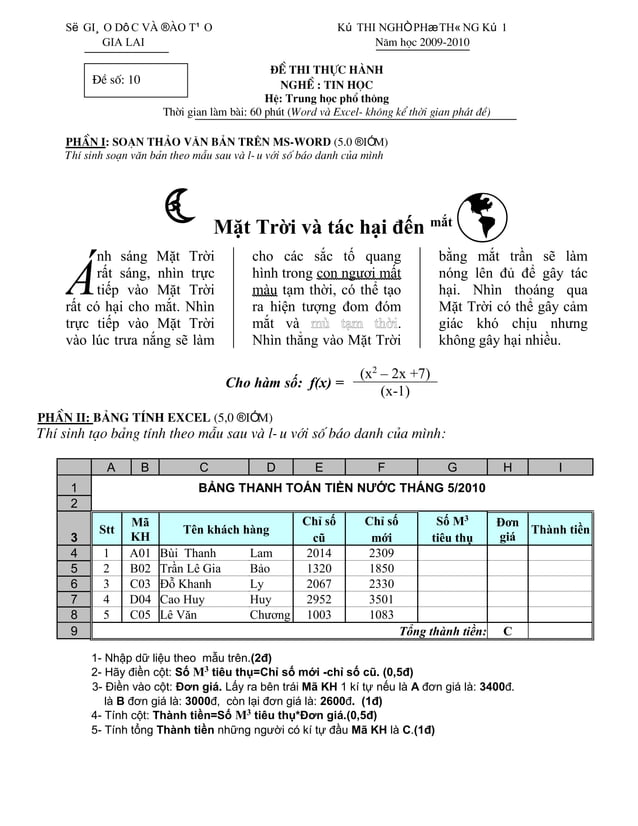 Bai tap thuc hanh nghe hay | PDF