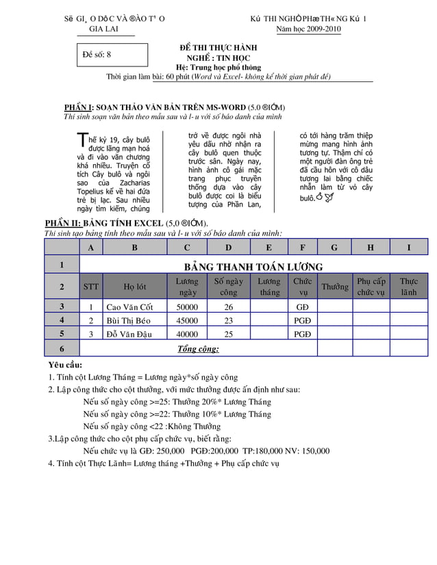 Bai tap thuc hanh nghe hay | PDF