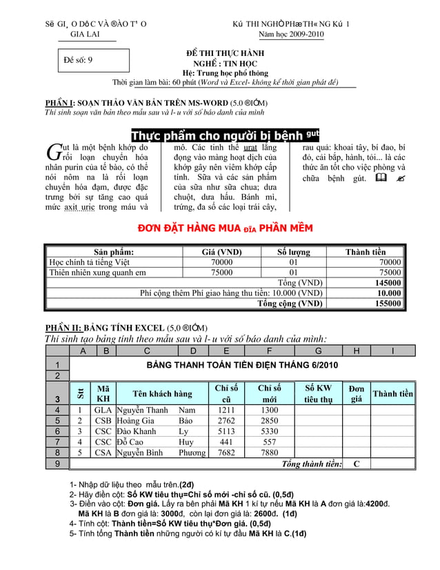 Bai tap thuc hanh nghe hay | PDF