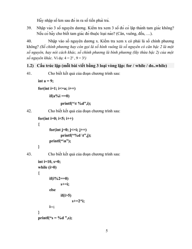 Bai tap thuc hanh nhap mon tin hoc | PDF