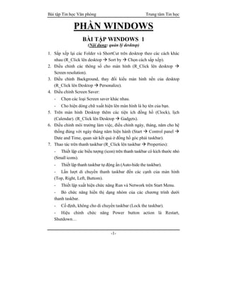 Bai tap tin a iuh | PDF