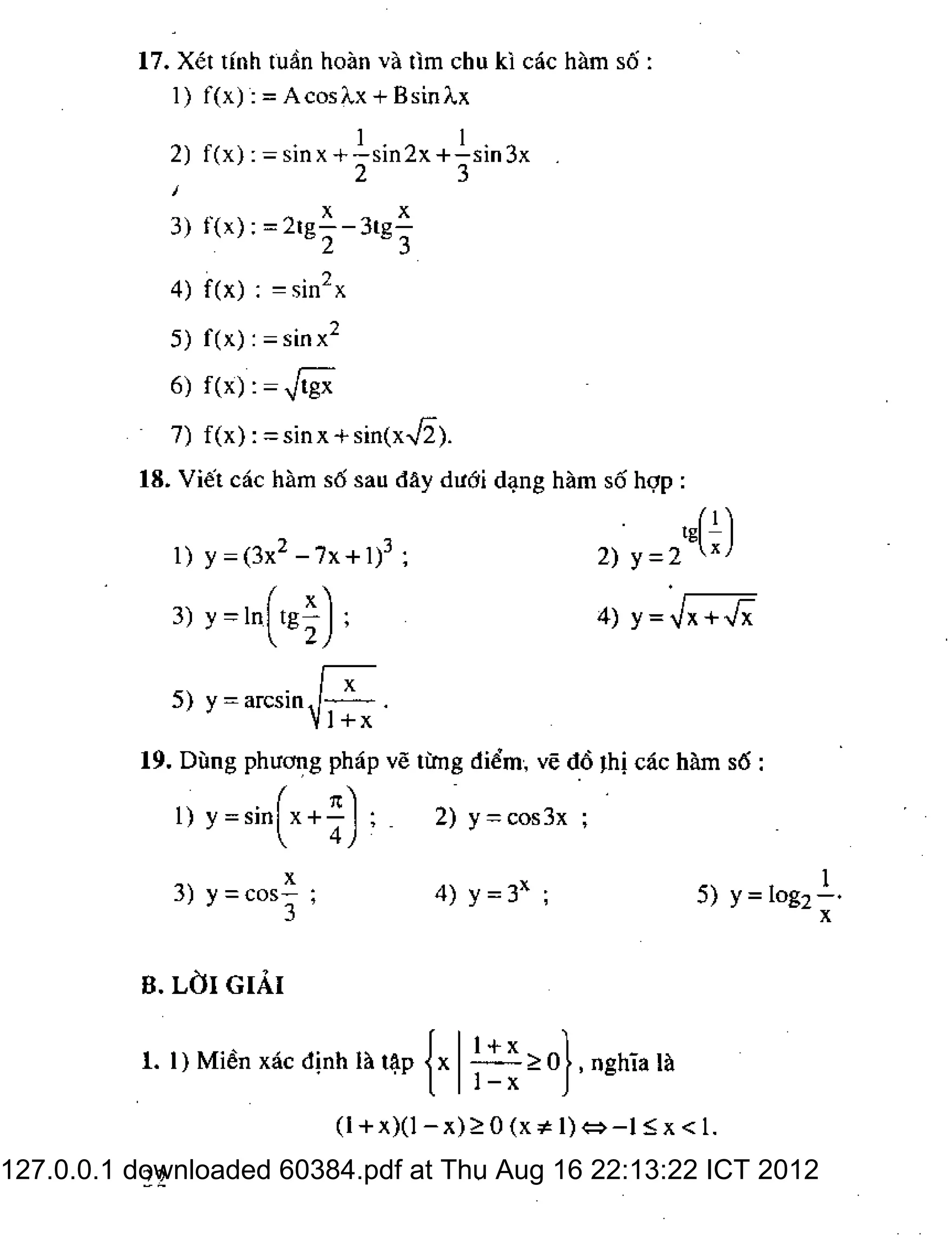 Bai tap toan cao cap tap 2 nguyen dinh tri | PDF
