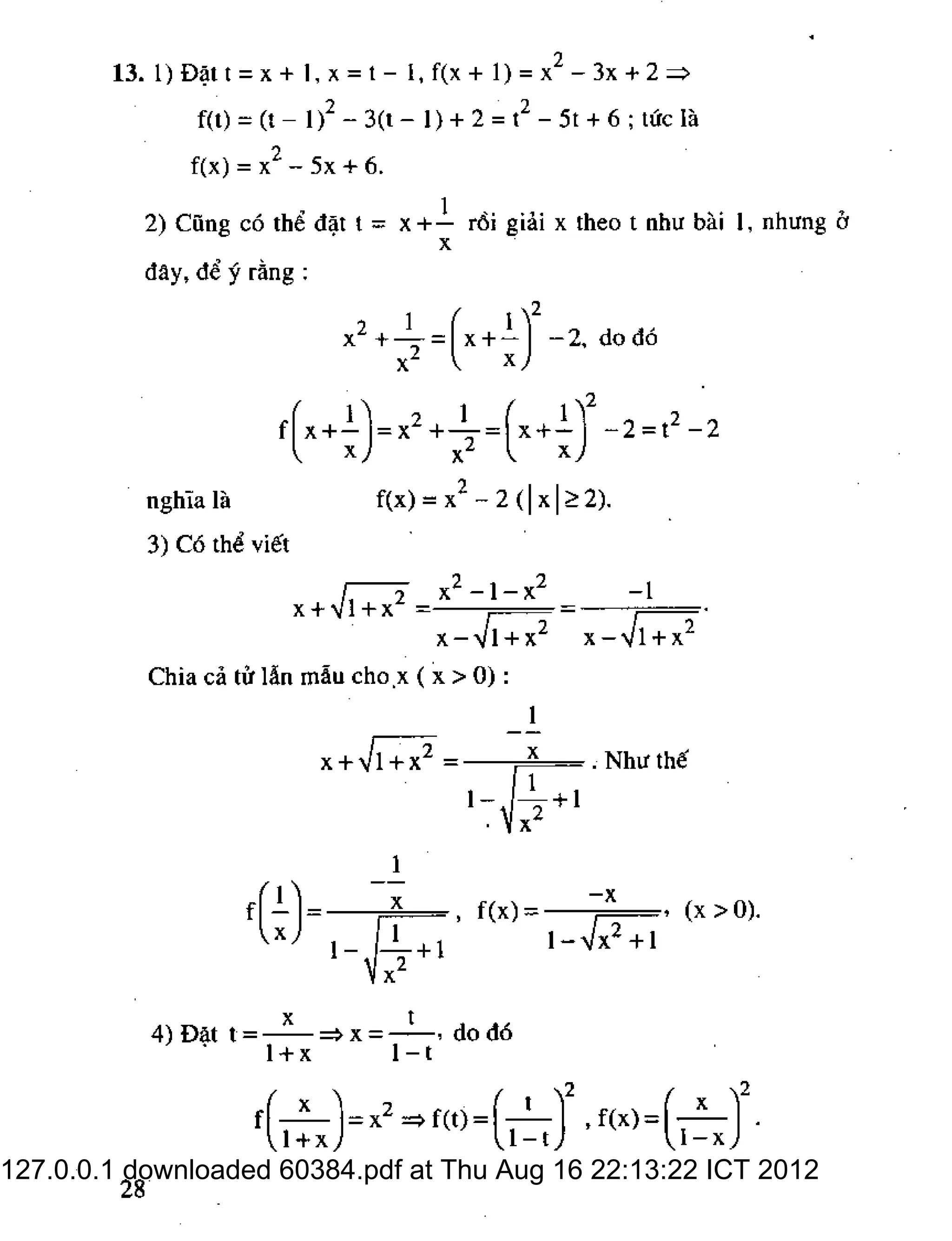 Bai tap toan cao cap tap 2 nguyen dinh tri | PDF