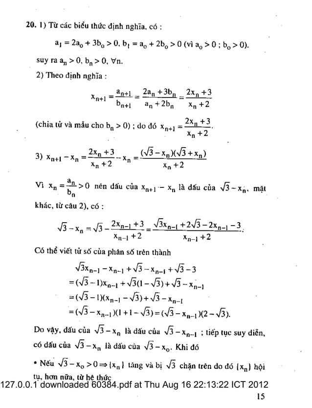 Bai tap toan cao cap tap 2 nguyen dinh tri | PDF