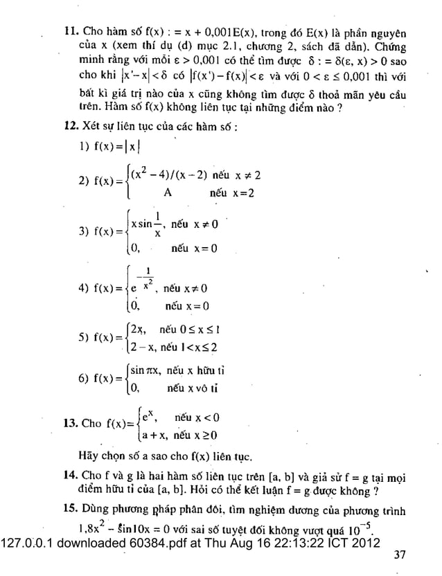 Bai tap toan cao cap tap 2 nguyen dinh tri | PDF