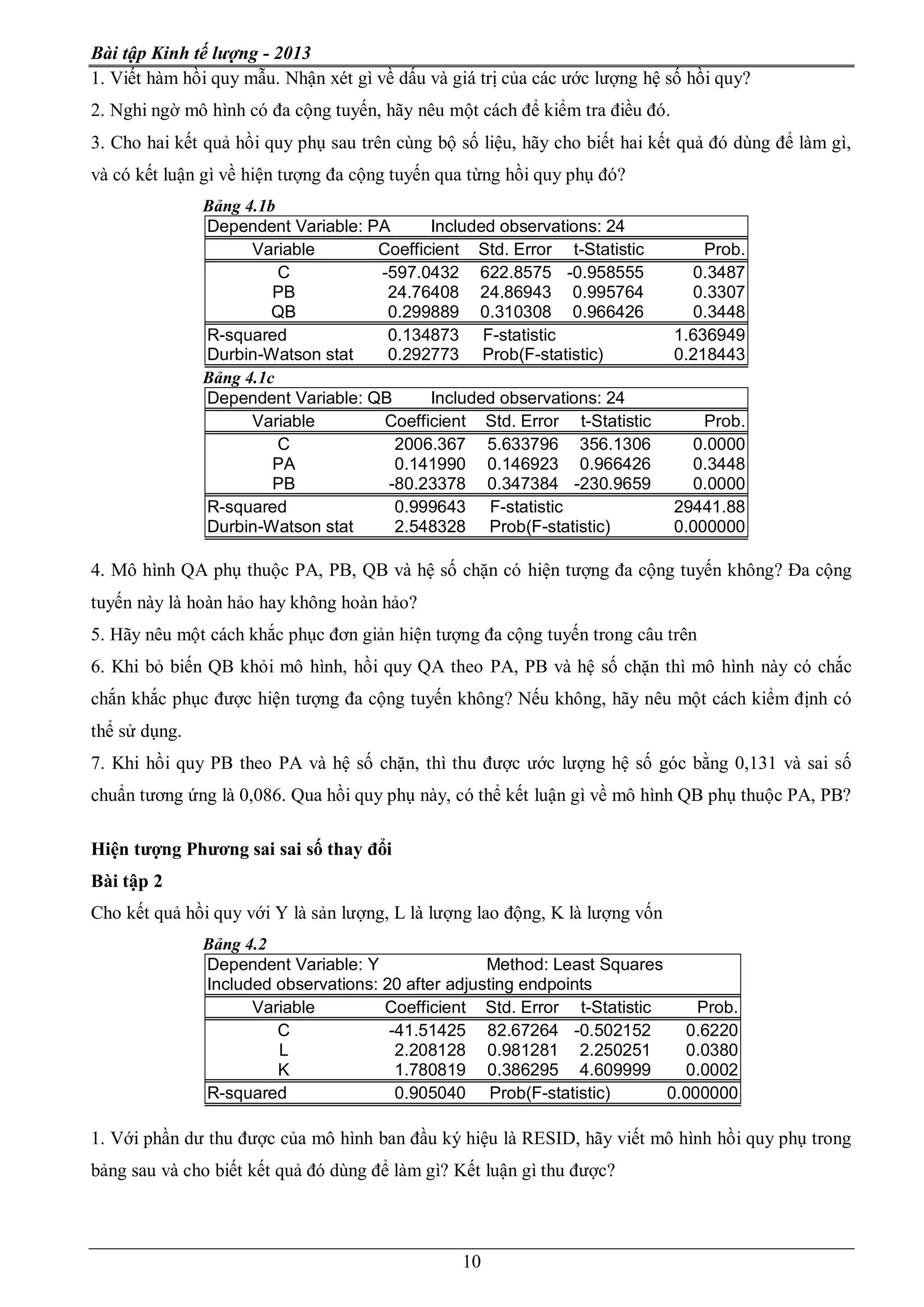 Bai tap tong ket | PDF