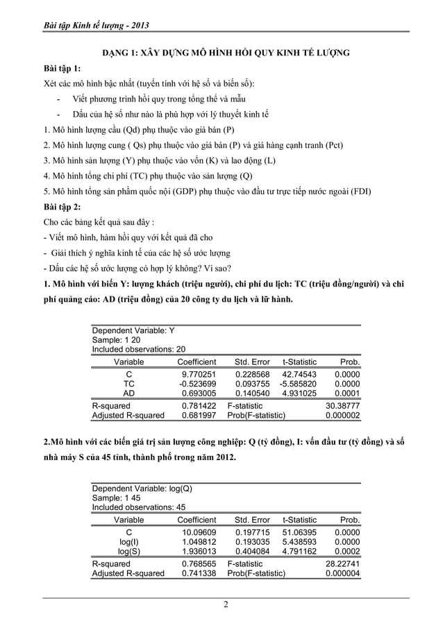 Bai tap tong ket | PDF | Free Download