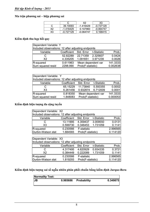 Bai tap tong ket | PDF