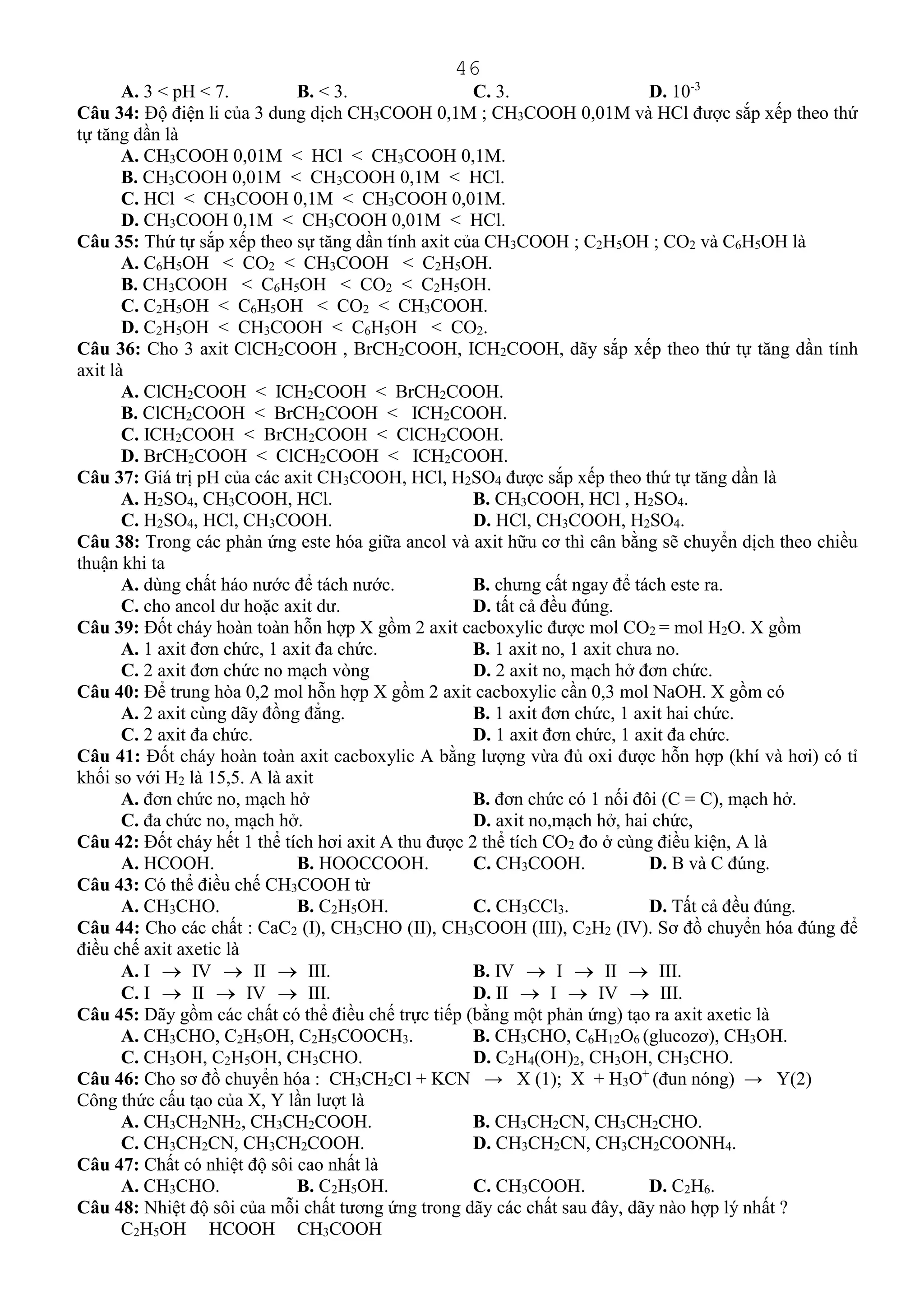 Bai tap trac nghiem Hoa Huu co - PHAN 2.doc