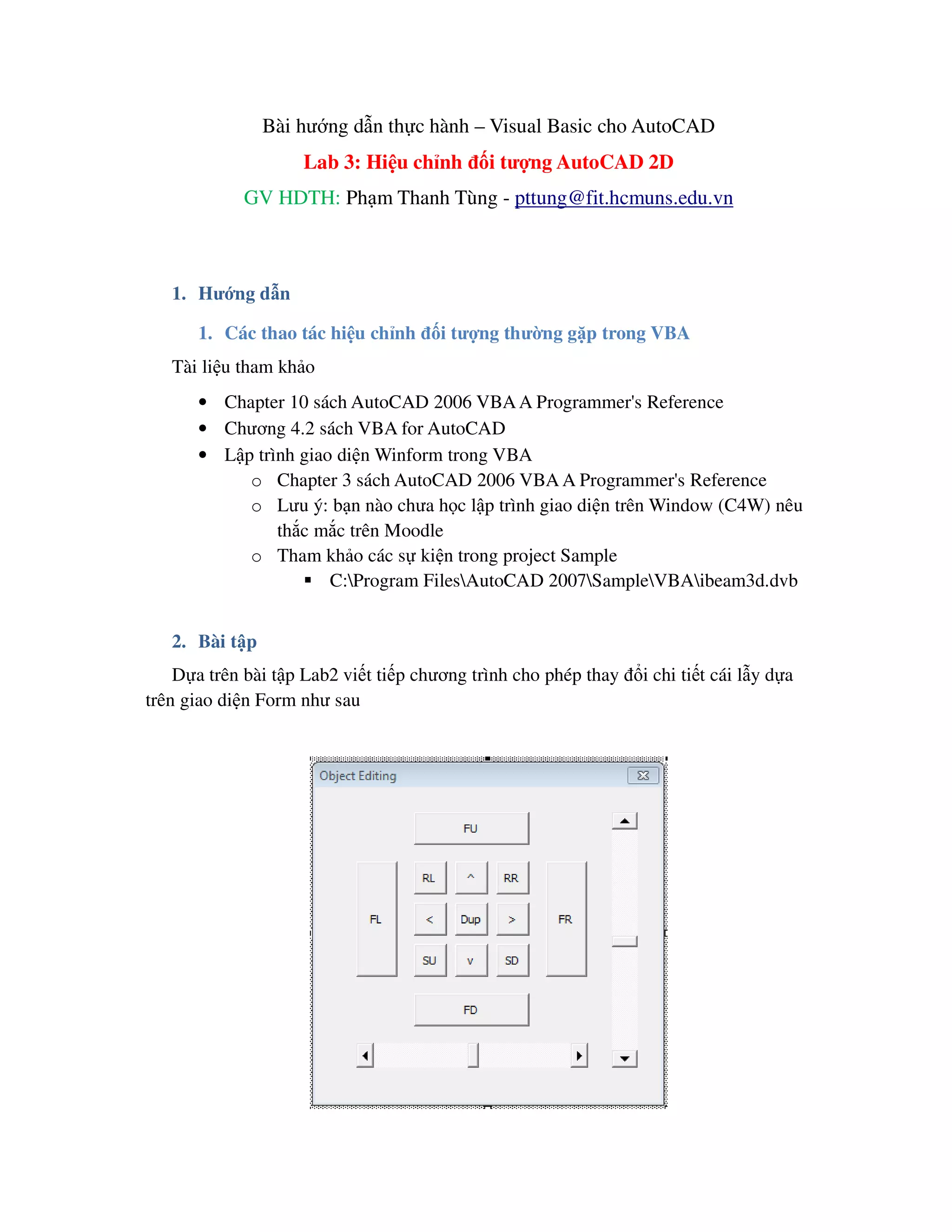 Bai tap va_huong_dan_thuc_hanh_autocad_vba | PDF