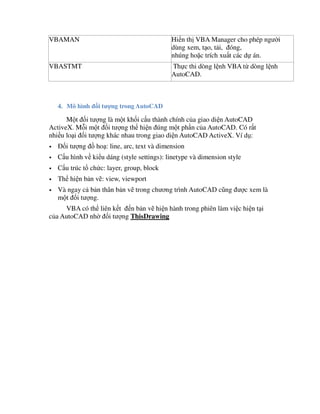 Bai tap va_huong_dan_thuc_hanh_autocad_vba | PDF